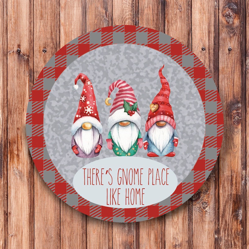 Christmas Gnome Sign - Etsy
