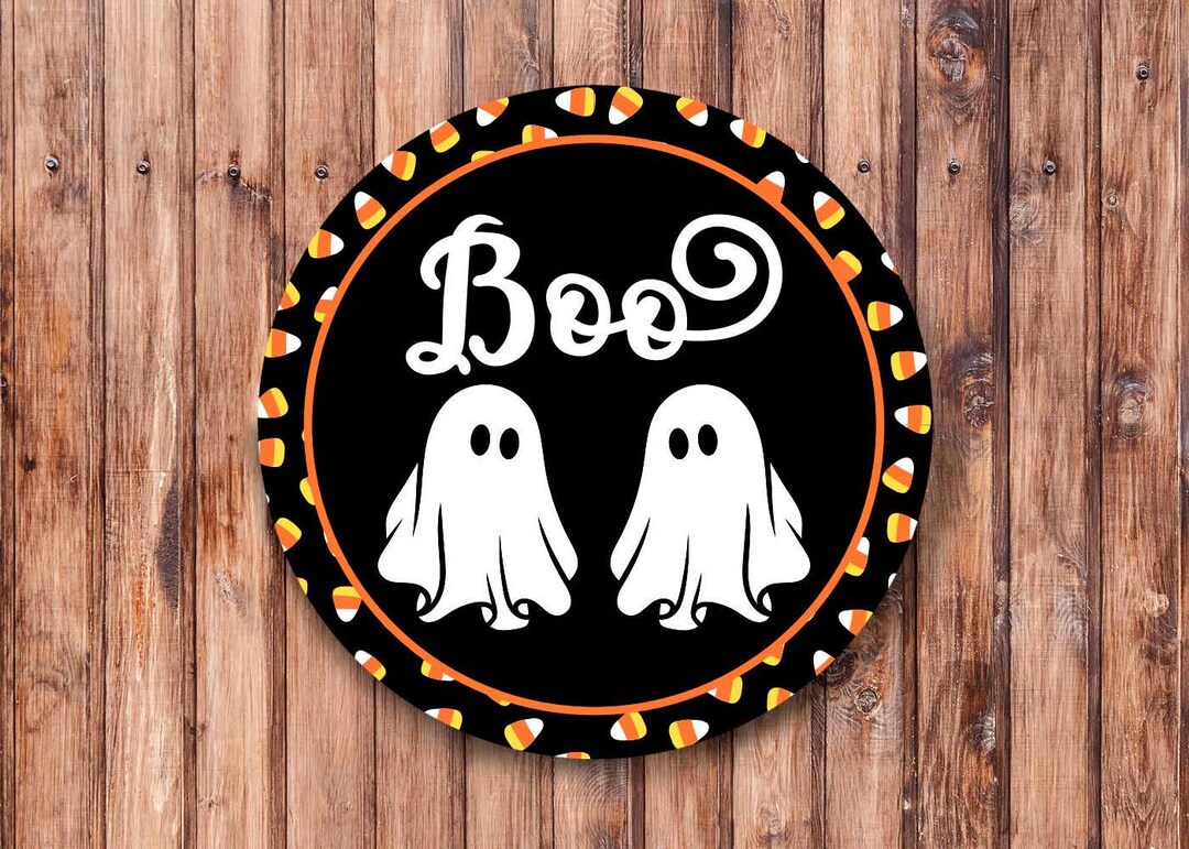 Boo Ghosts Wreath Sign - Etsy
