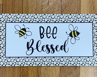 Bee Blessed_sign | Etsy