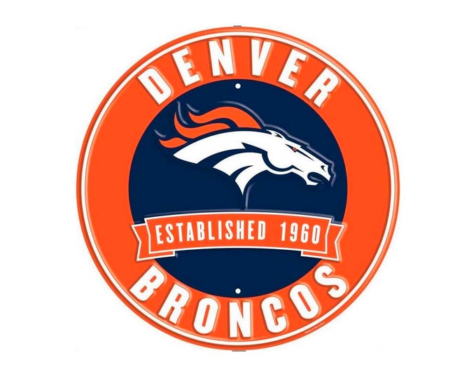 Officially Licensed Denver Broncos Sign - Etsy