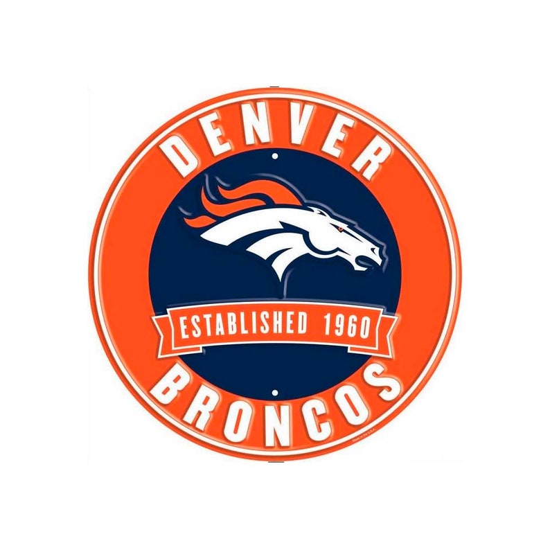 Officially Licensed Denver Broncos Sign - Etsy