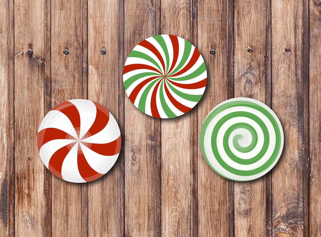 Set of 3 Christmas Candies - Etsy