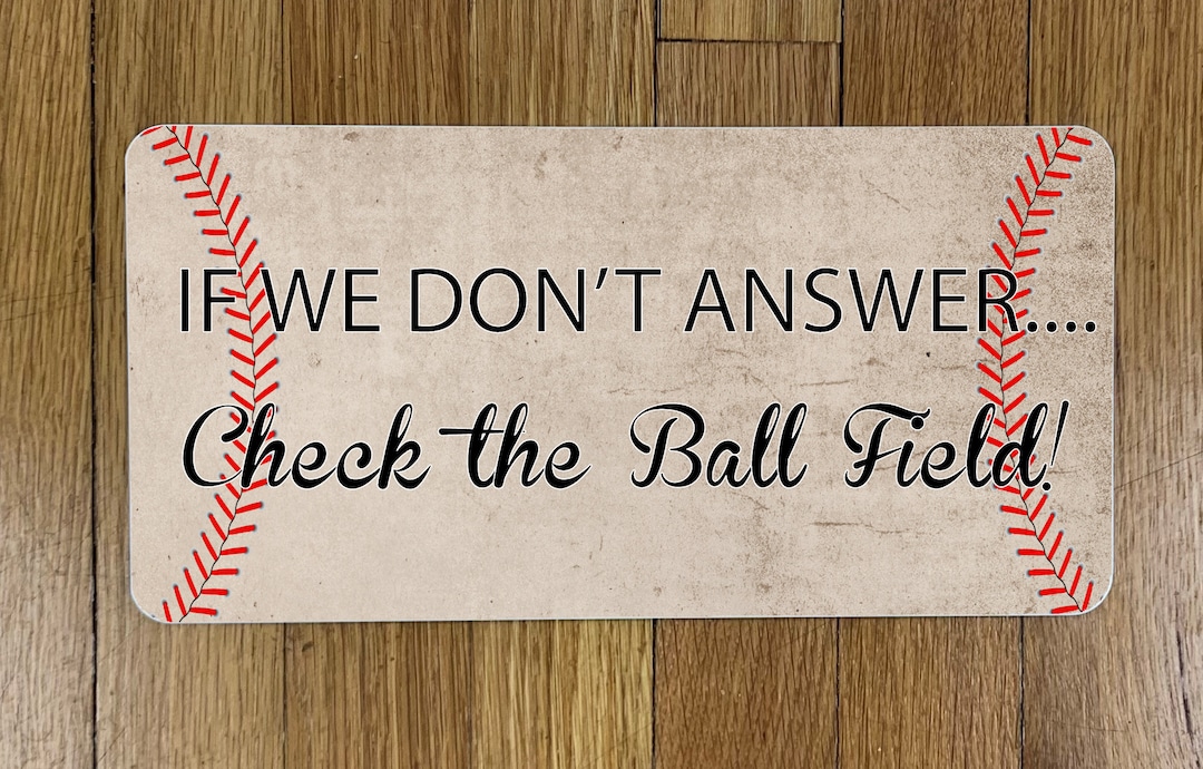 Check the Baseball Field _wreath Sign - Etsy