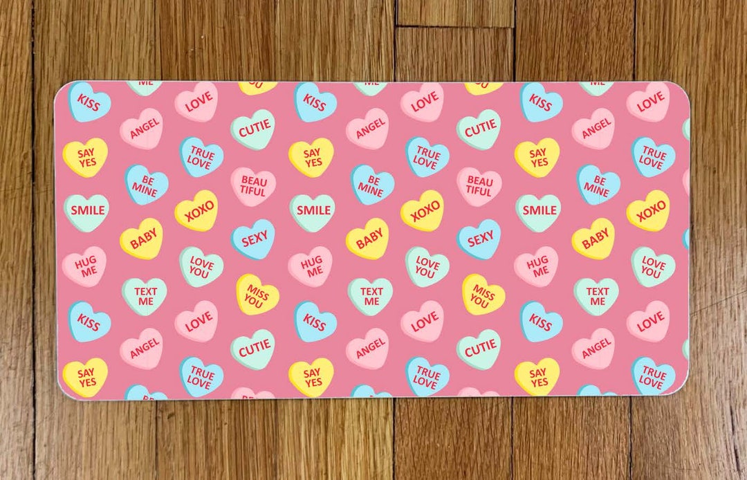 Pink Conversation Hearts Wreath Sign - Etsy