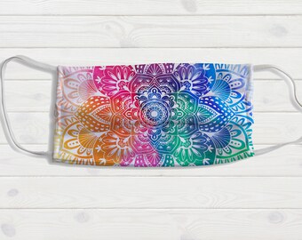 Mandala Face Mask | Etsy