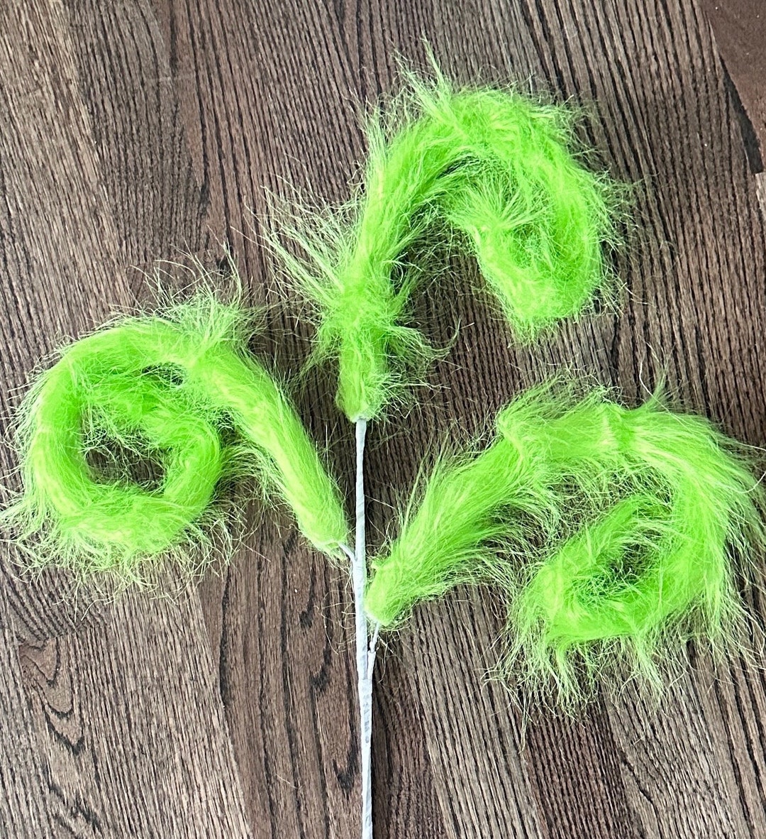 Green Monster Furry Spiral Pick - Etsy