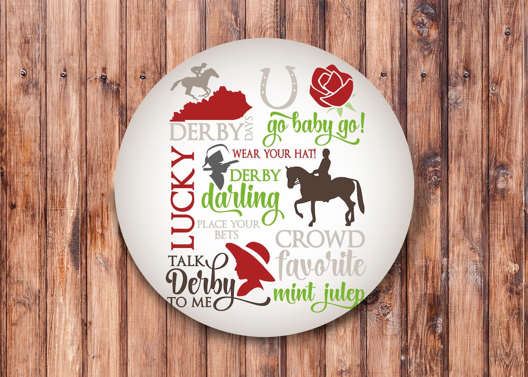 Kentucky Derby Wreath Sign - Etsy
