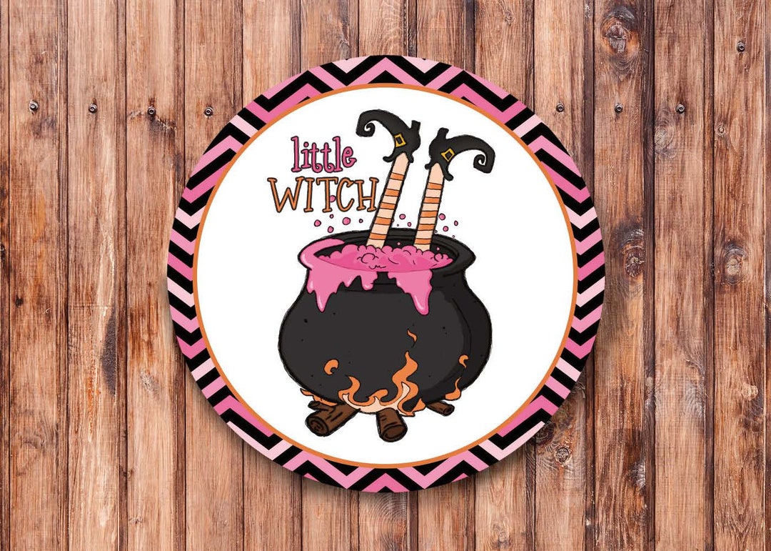 Little Witch Wreath Sign - Etsy