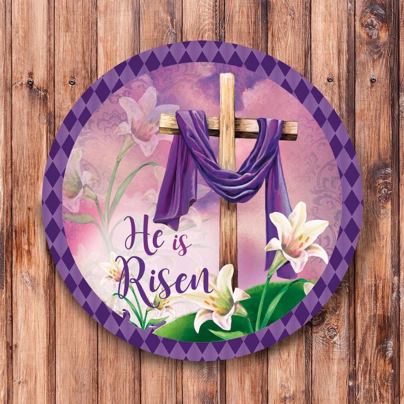 He is Risen Sign - Etsy