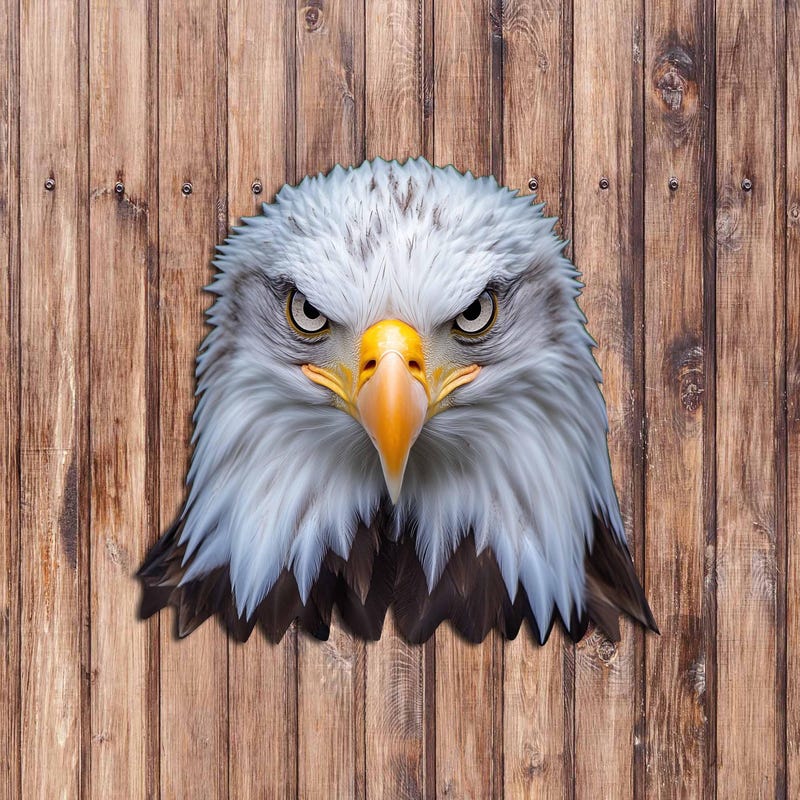Eagle Head Wooden - Etsy