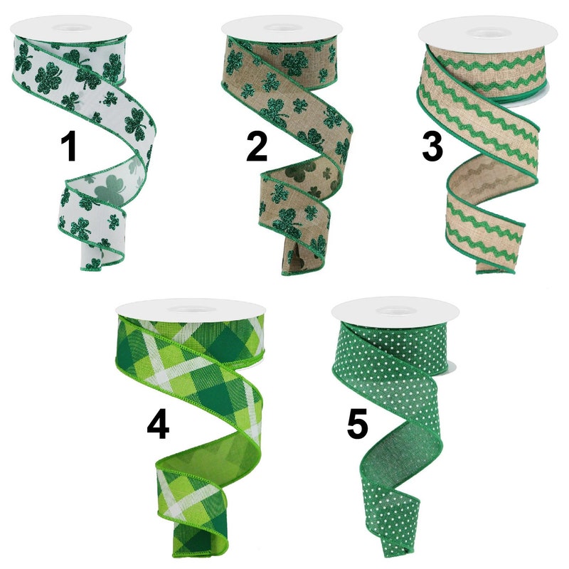 Shamrock Ribbon - Etsy