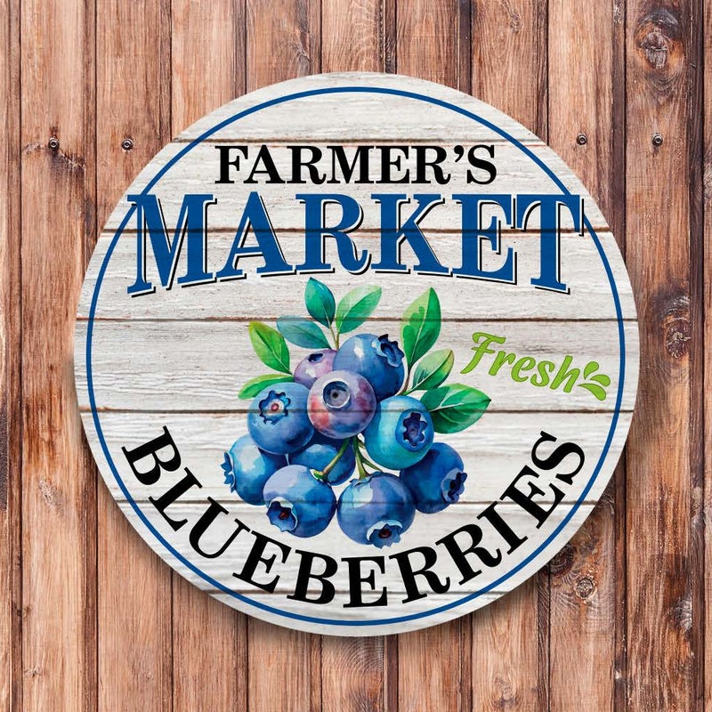 Farmers Market Metal Sign - Etsy