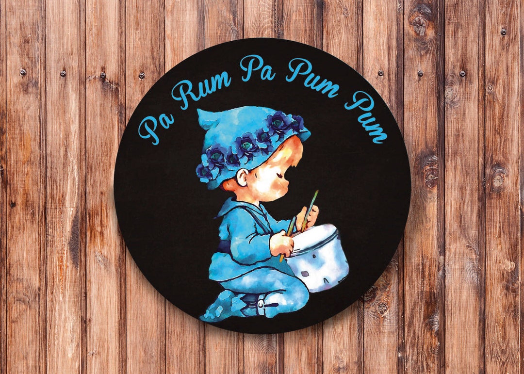 Drummer Boy_wreath Sign - Etsy