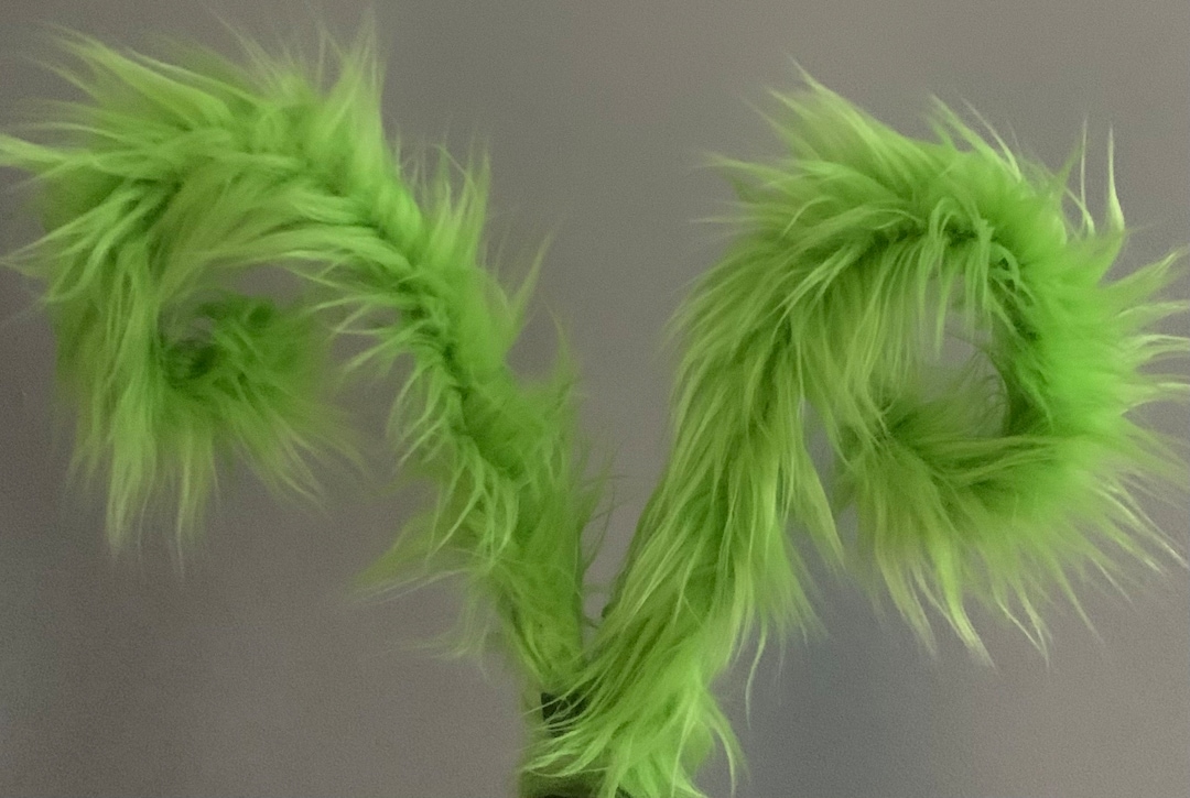 Green Monster Furry Spiral Pick - Etsy