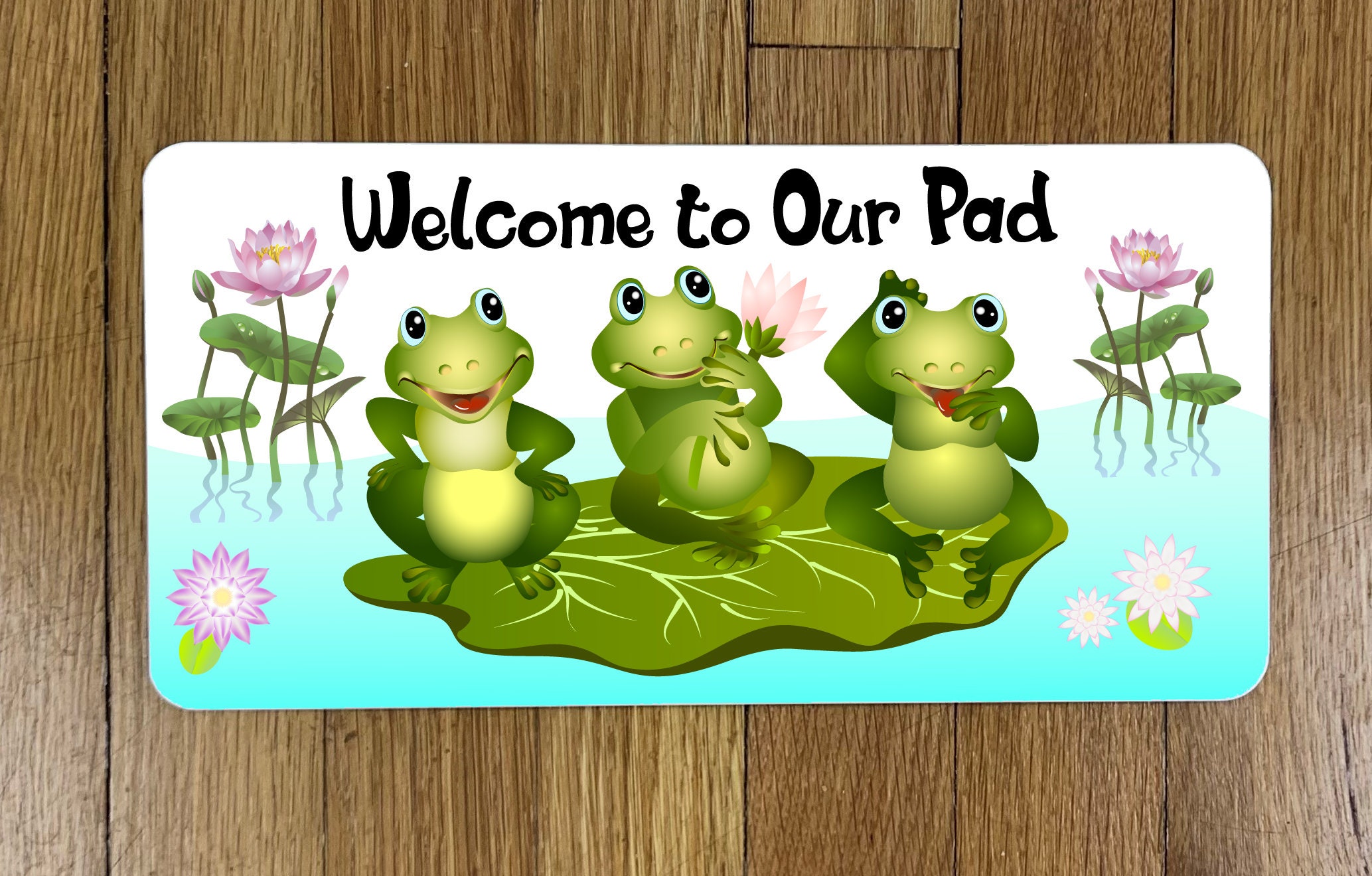 Welcome to Our Pad_wreath Sign - Etsy