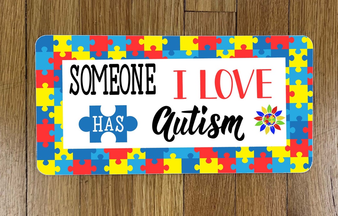 Someone I Love Has Autism_wreath Sign - Etsy