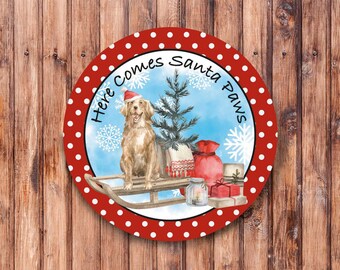 Santa Paws Sign - Etsy