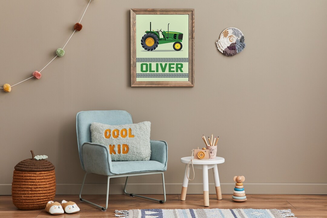 Personalized Tractor Poster - Etsy