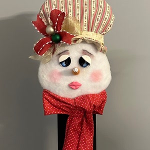 Snowman Flake Wreath Attachment - Etsy