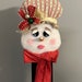 Snowman Flake Wreath Attachment - Etsy
