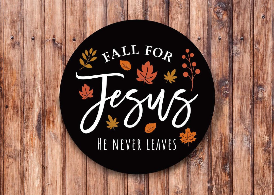 Autumn Jesus Wreath Sign - Etsy