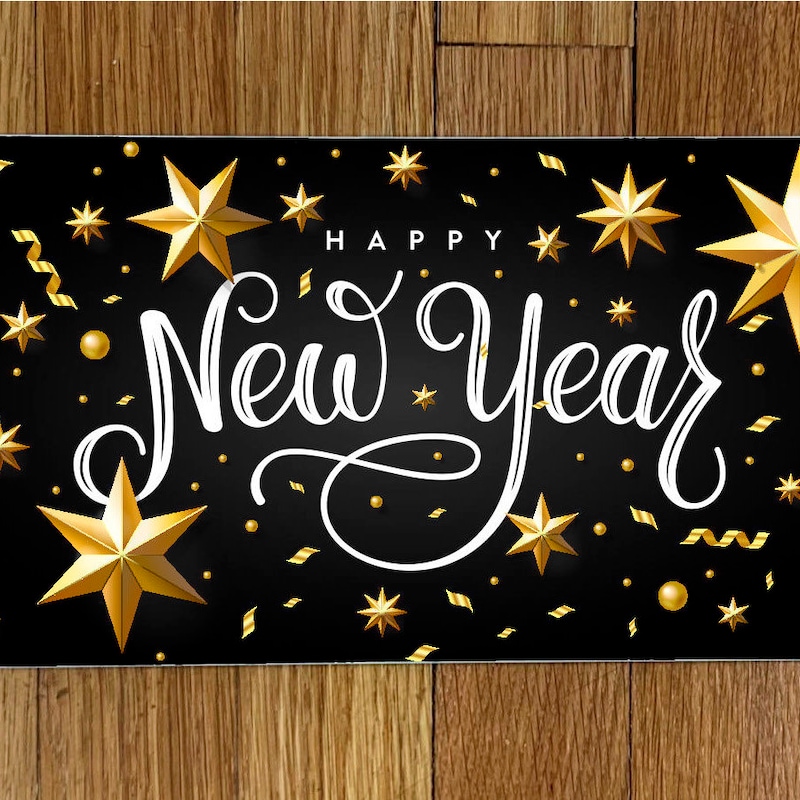 Happy New Year Sign - Etsy