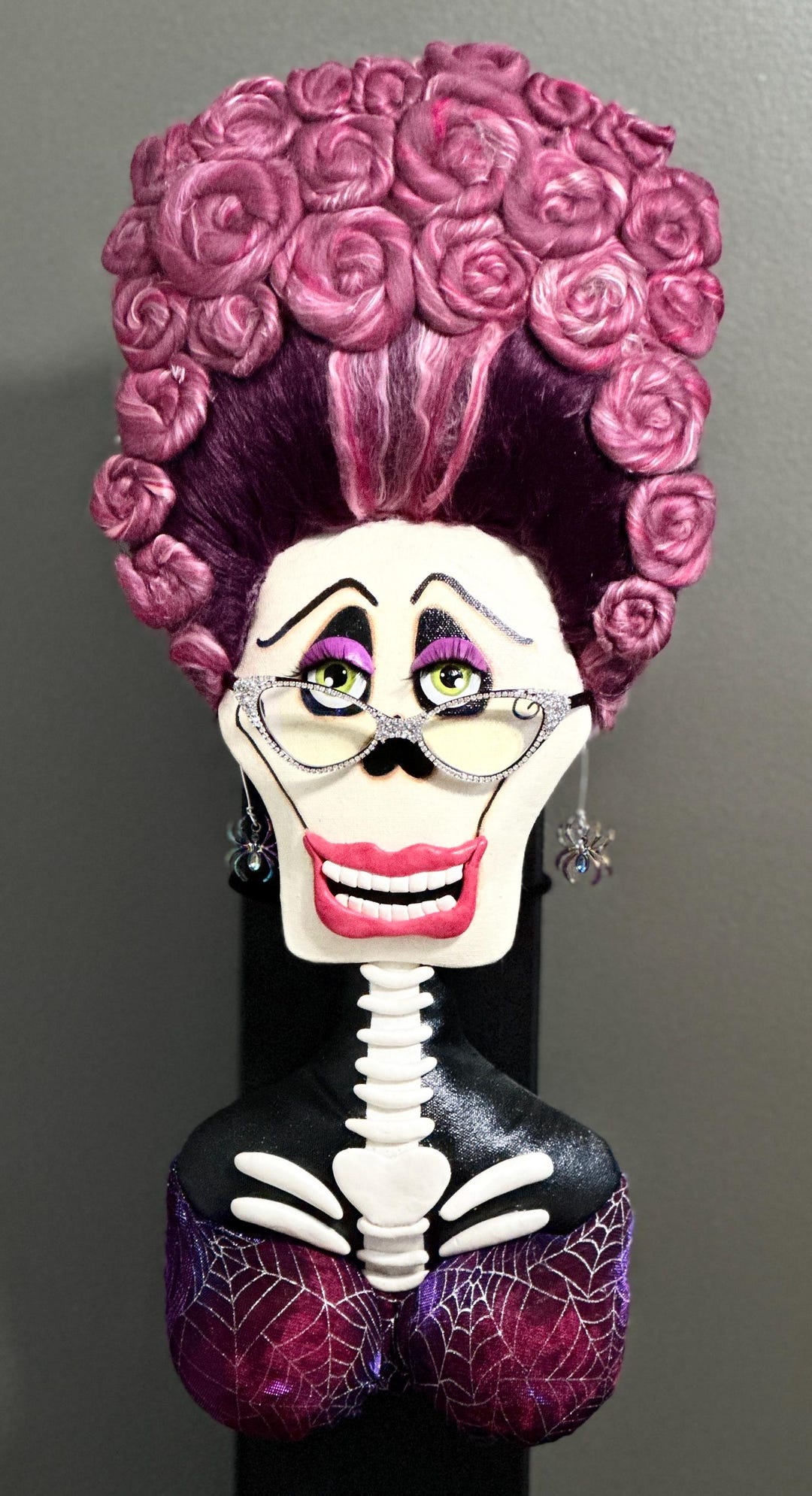 Busty Barbara Bones Wreath Attachment - Etsy