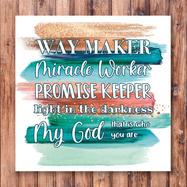 Way Maker Sign - Etsy