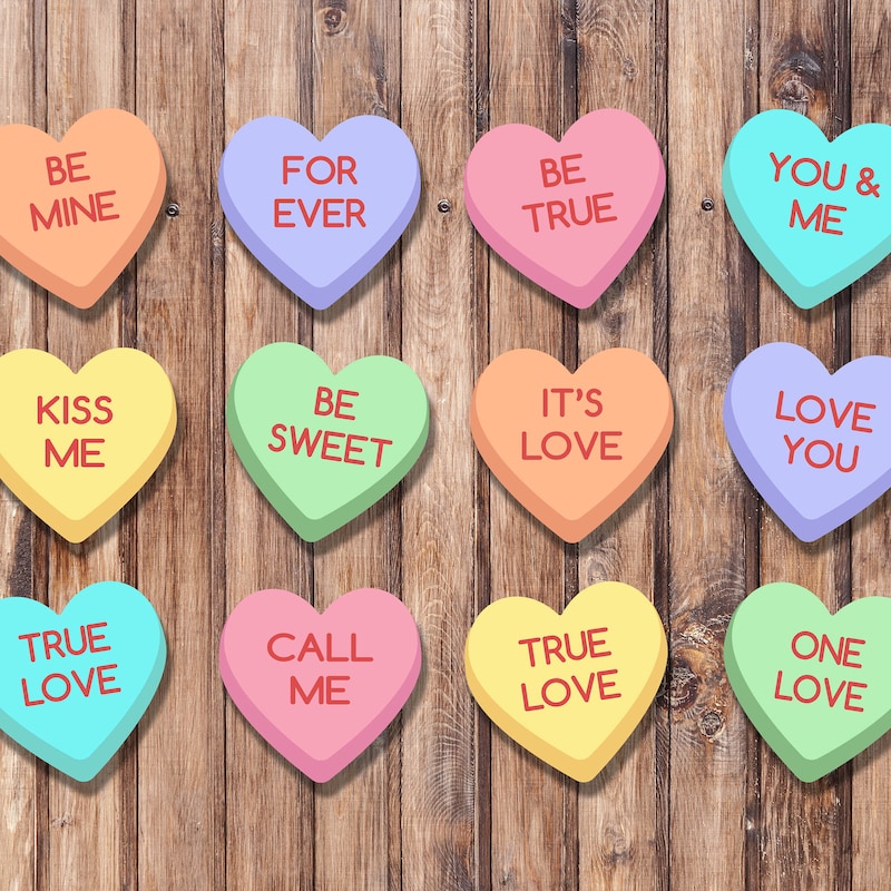 Conversation Hearts - Etsy