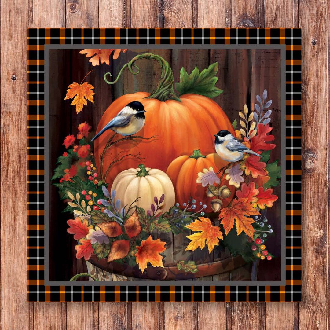 Plaid Fall Wreath Sign - Etsy