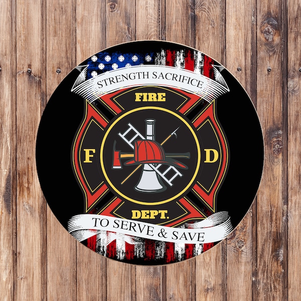 Firefighter Sign - Etsy