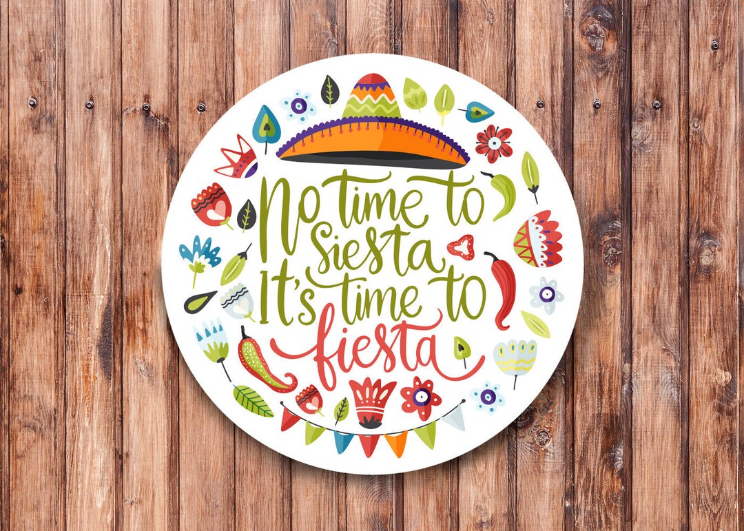 No Time to Siesta Wreath Sign - Etsy