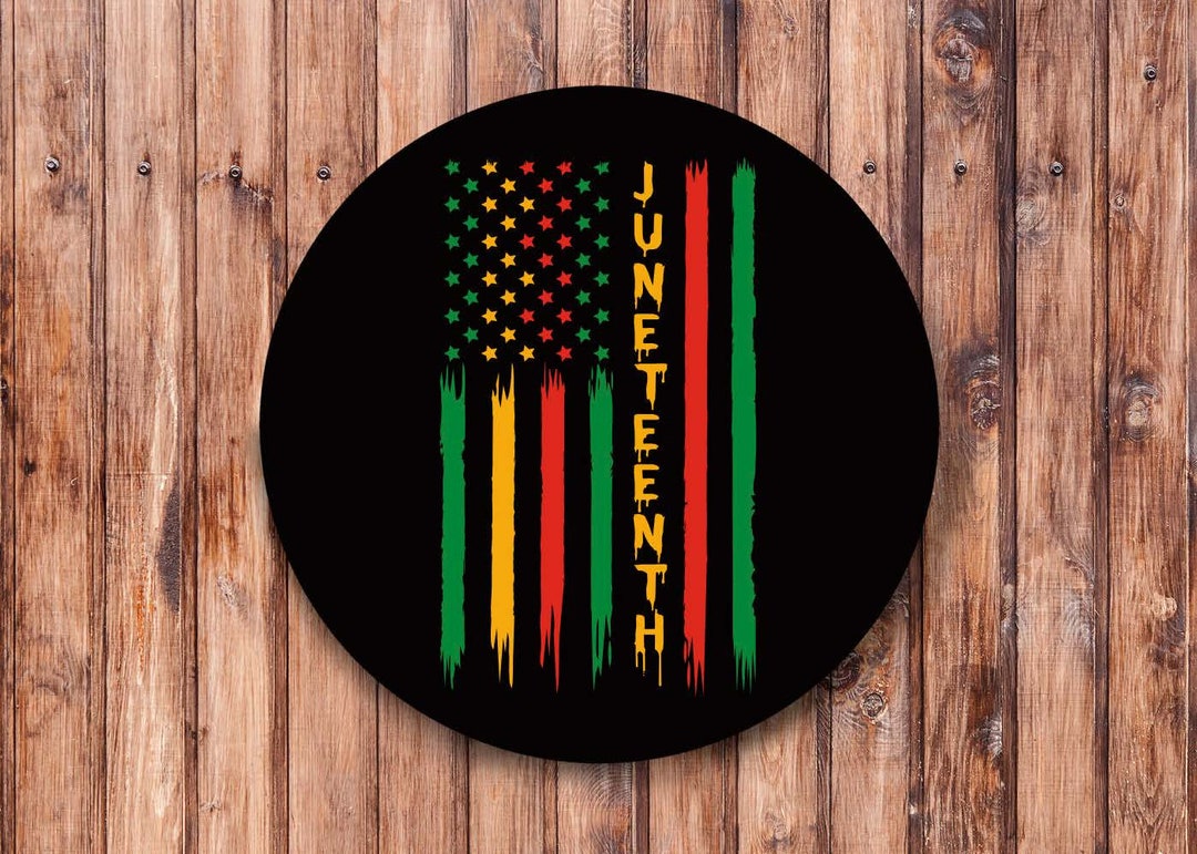 Juneteenth Flag Wreath Sign - Etsy