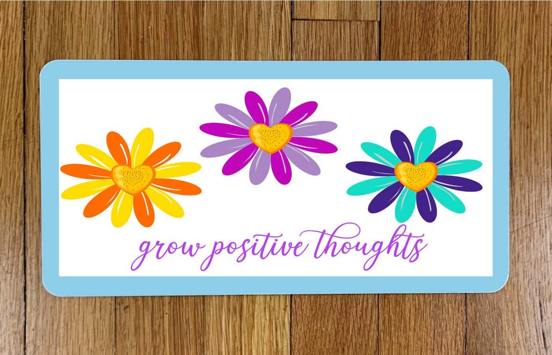 Grow Positive Thoughts Wreath Sign - Etsy