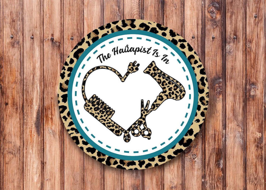 The Hairapist is in Wreath Sign - Etsy