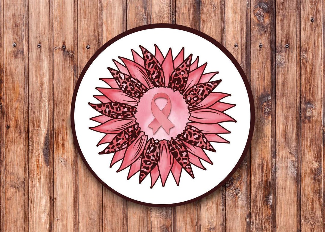 Pink Sunflower Wreath Sign - Etsy