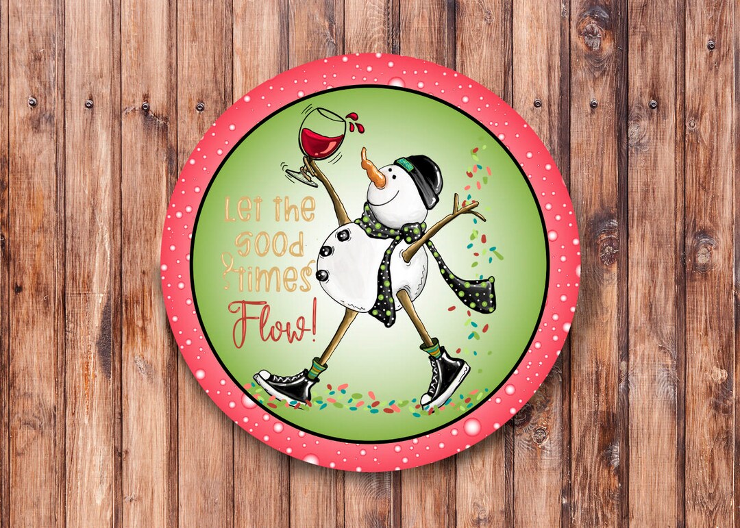 Let the Good Times Flow Wreath Sign - Etsy