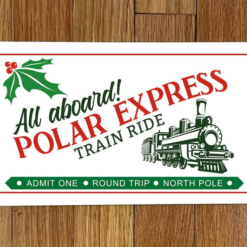 Polar Express Sign - Etsy