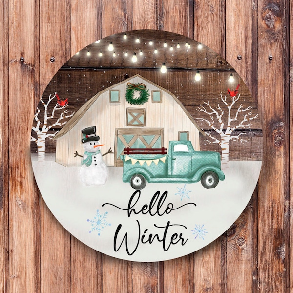 Winter Wreath - Etsy
