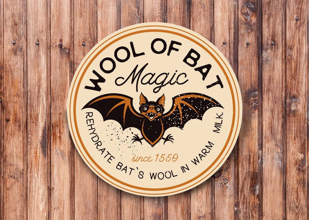 Wool of Bat Magic Wreath Sign - Etsy