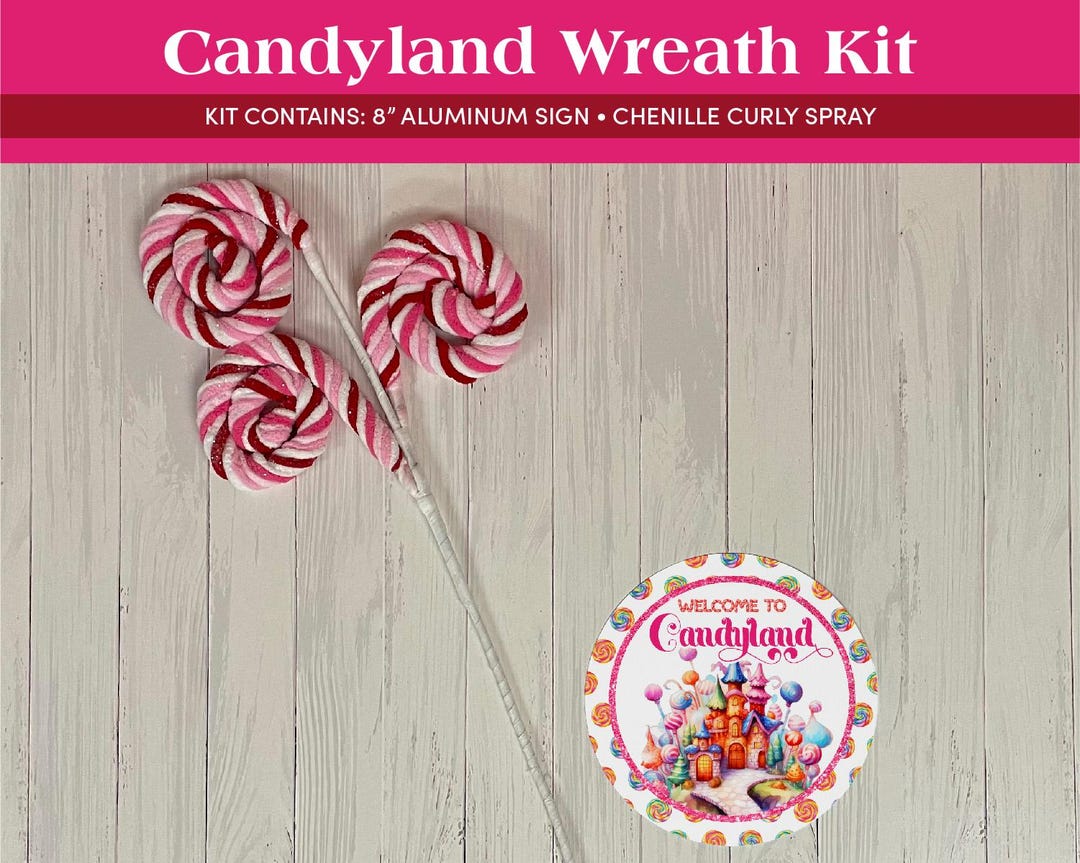 Candyland Wreath Kit - Etsy