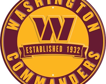 12" Diameter Washington Commanders Officially Licensed Pro Football ...
