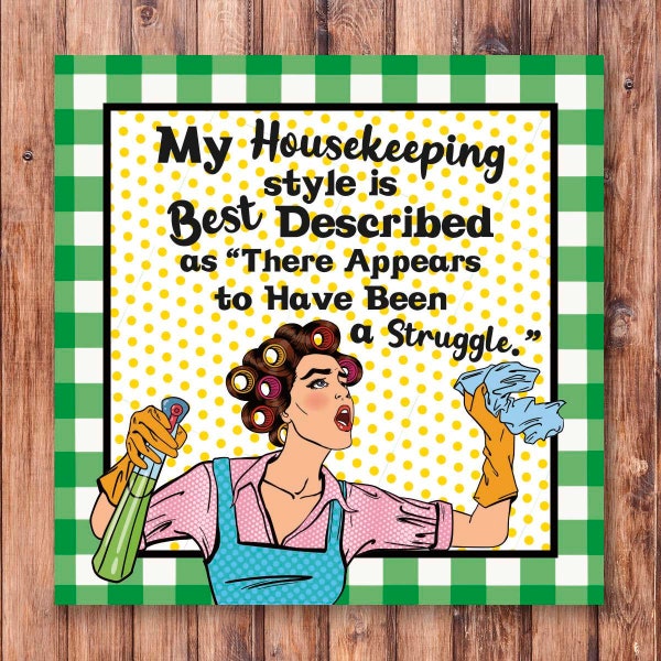 Housekeeping Door Sign - Etsy
