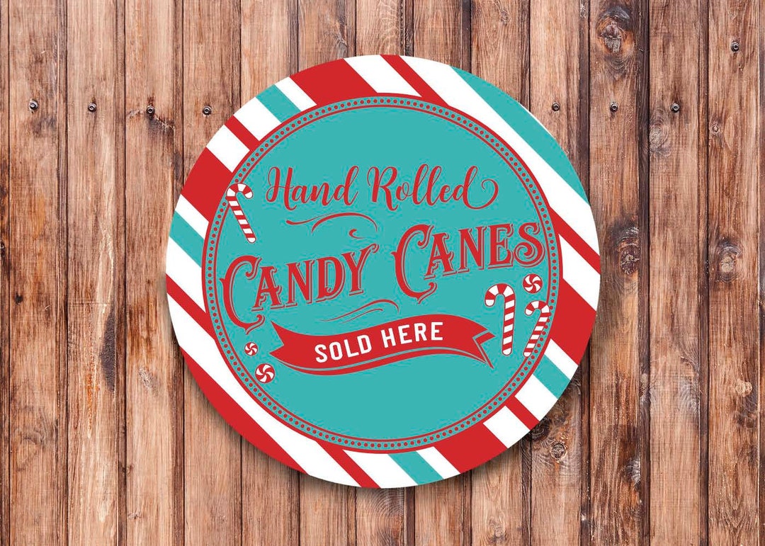 Hand Rolled Candy Wreath Sign - Etsy