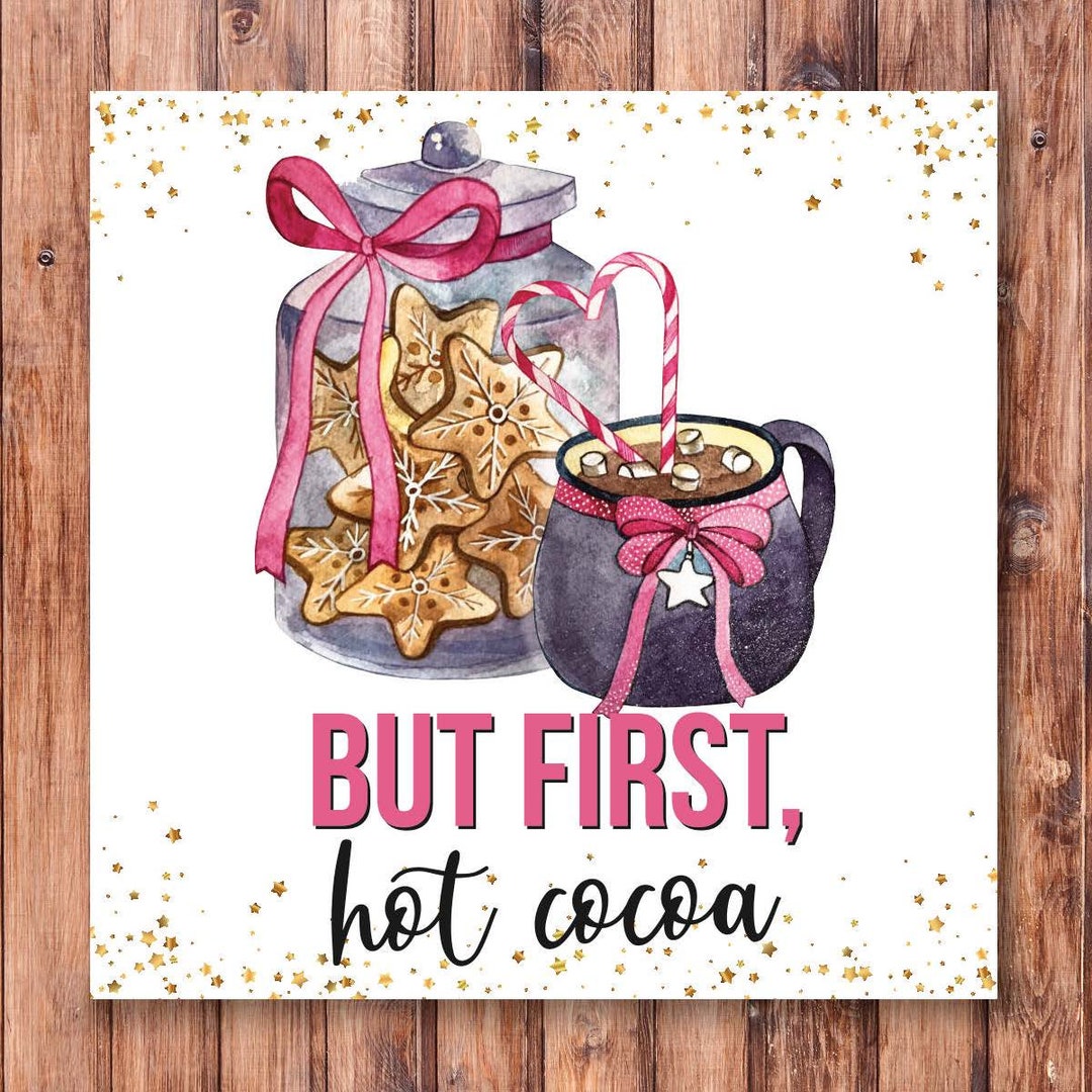 But First, Hot Cocoa Wreath Sign - Etsy