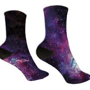 Galaxy Socks - Etsy