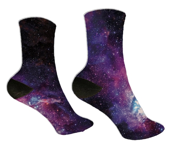 Galaxy Socks | Etsy