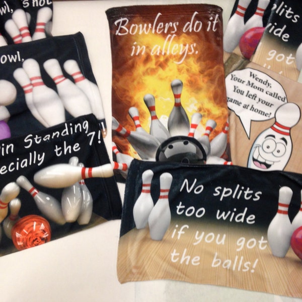 Custom Bowling Towel - Etsy