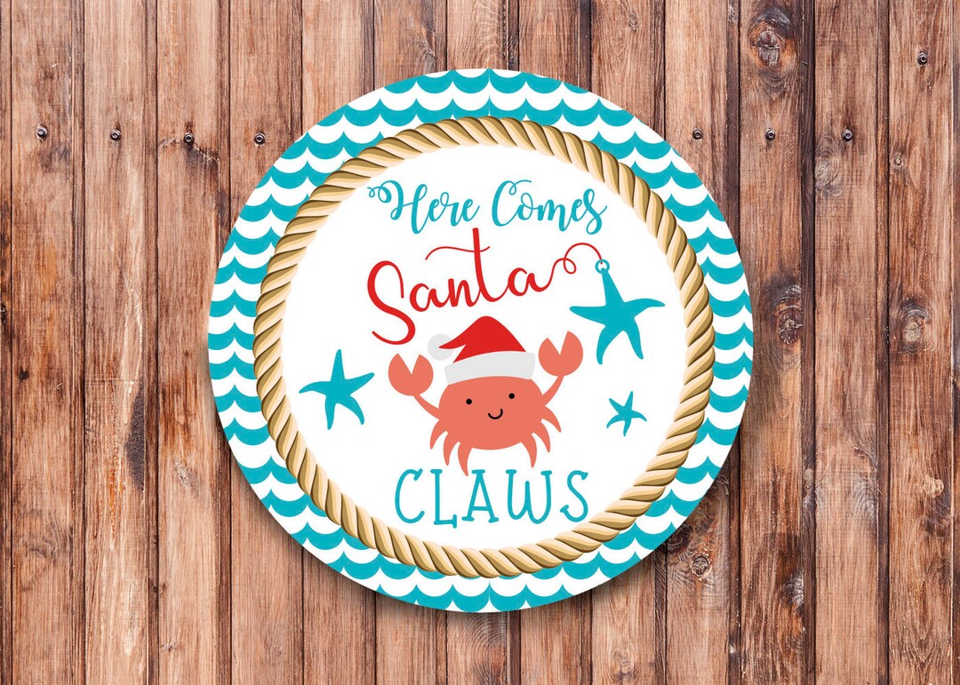Here Comes Santa Claws_wreath Sign - Etsy