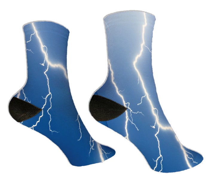 Lightning Socks | Etsy